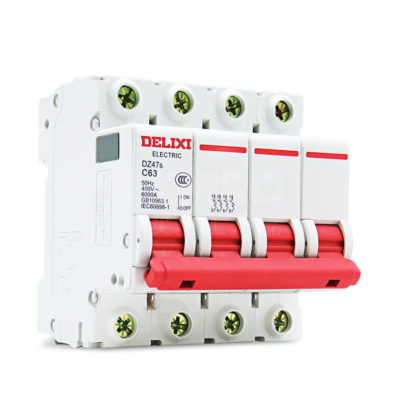 德力西电气 DELIXI DZ47s C型 4P 63A 【价格 报价 图片 型号 代理 经销商】