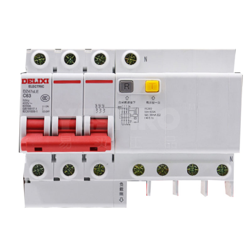 德力西电气 DELIXI DZ47sLE 3P+N（N极直通） C 32A 【价格 报价 图片 型号 代理 经销商】