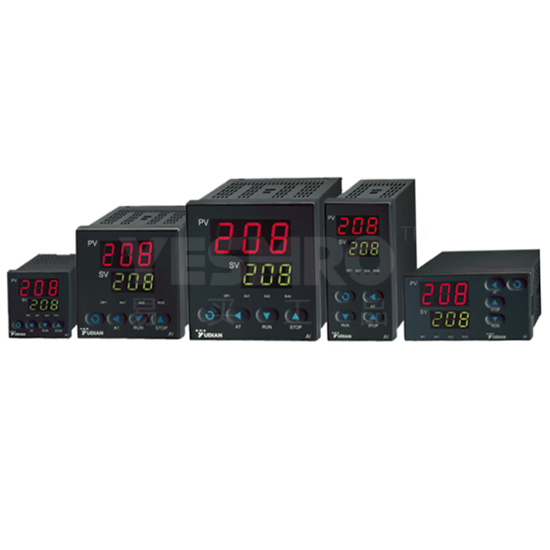 宇电 YUDIAN AI-208系列 温控表 AI-208D21L1 面板48*48mm，开口45*45mm，插入深度95mm 继电器常开输出 ...