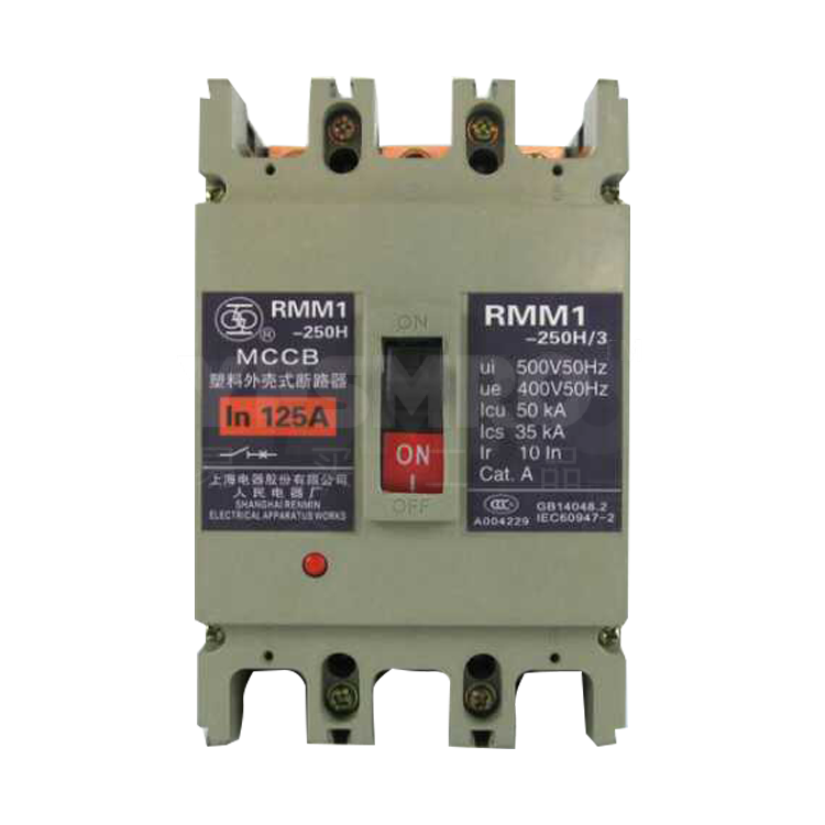 上海人民电器厂(上联) RMM1 塑壳断路器 RMM1-160S/3300 160A 3P 35 3【复式热磁脱扣器】 无代号【N极无保护】 160 160 YP9579【价格 图片 批发 ...