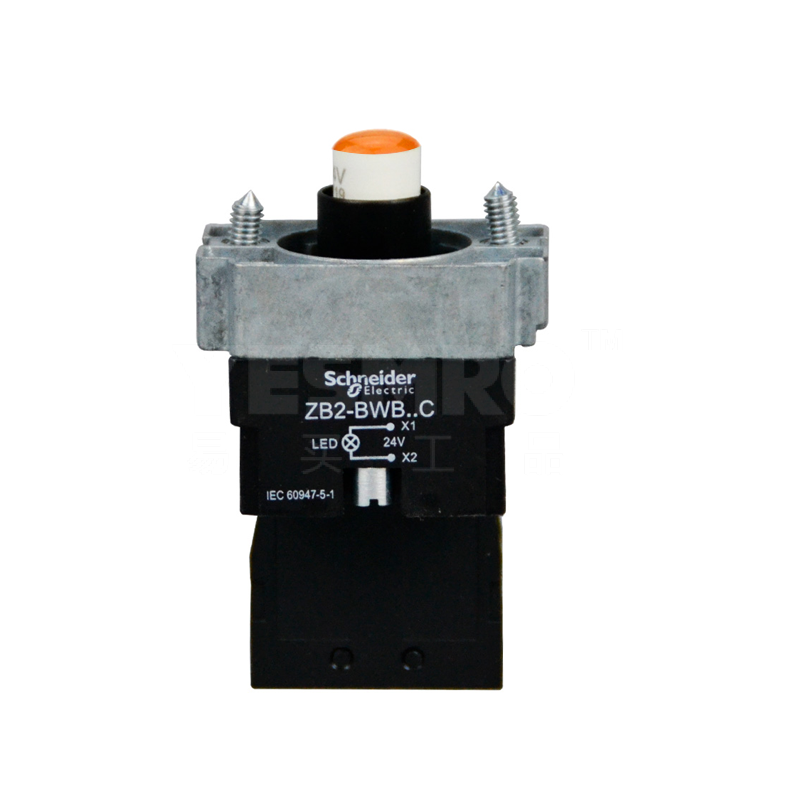 施耐德 Schneider ZB2BWB51C ZB2BW金属系列带灯按钮座 【价格 报价 图片 型号】