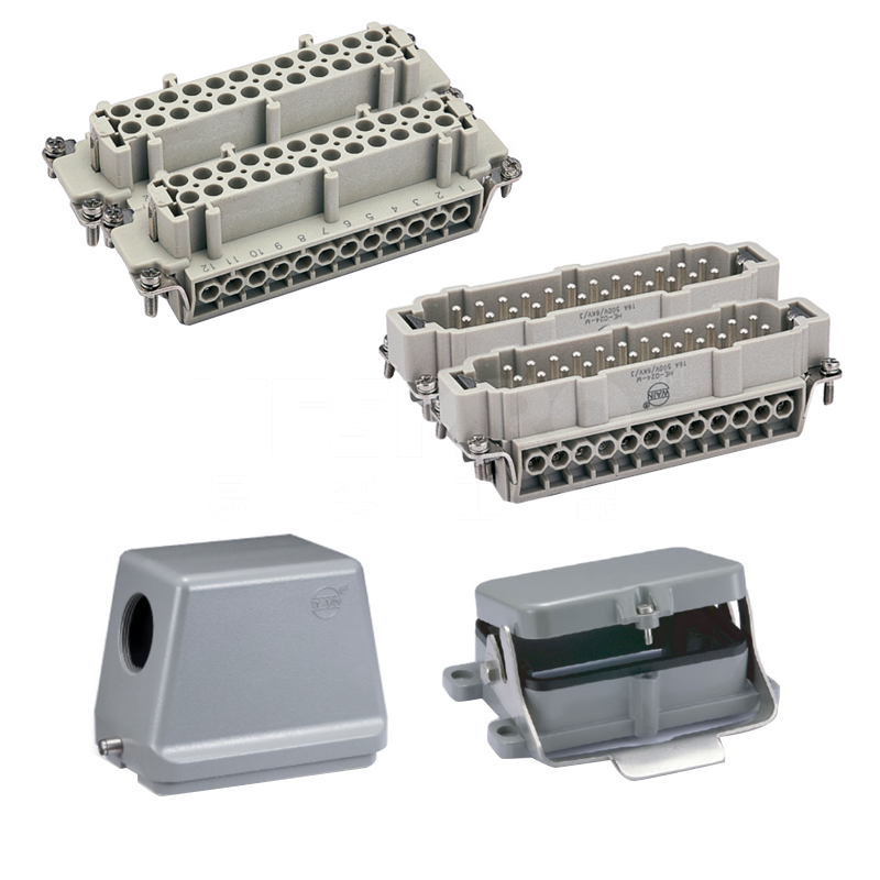 唯恩 WAIN 重载连接器-常用套件组合 HE-048 单扣开孔侧出 开孔侧出 单扣 48 16 M32 螺钉连接 FX6932【价格 图片 批发 报价】_易买工品官网