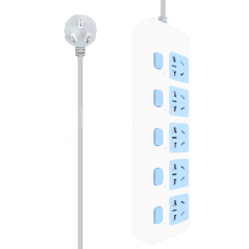 公牛 BULL 基础系列 有线接线板 GN-316 1.8M袋(新国标) 多开关 5 10A AC250V 2500W 10003841 H89071【价格 图片 批发 报价】_易买工品官网