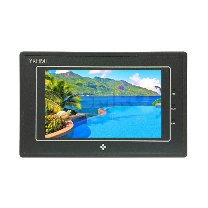 YKHMI/中达优控 PLC触摸屏一体机 MC-20MR-6MT-F430A-FX-B 程序下载： USB SLAVE B型接口 ，通讯端口 ...