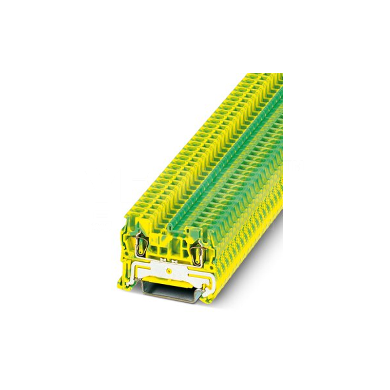 菲尼克斯 PHONEIX CONTACT ST回拉式弹簧接线端子 ST 2,5-PE(片装） 黄绿 单层 2.5 - - 5.2 ...