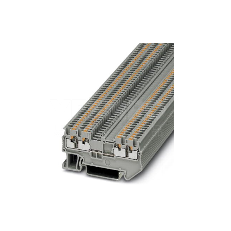 菲尼克斯PHOENIX PT直插式接线端子 PT 1,5/S-QUATTRO(盒装） 灰 单层 1.5 500 17.5 3.5 ...