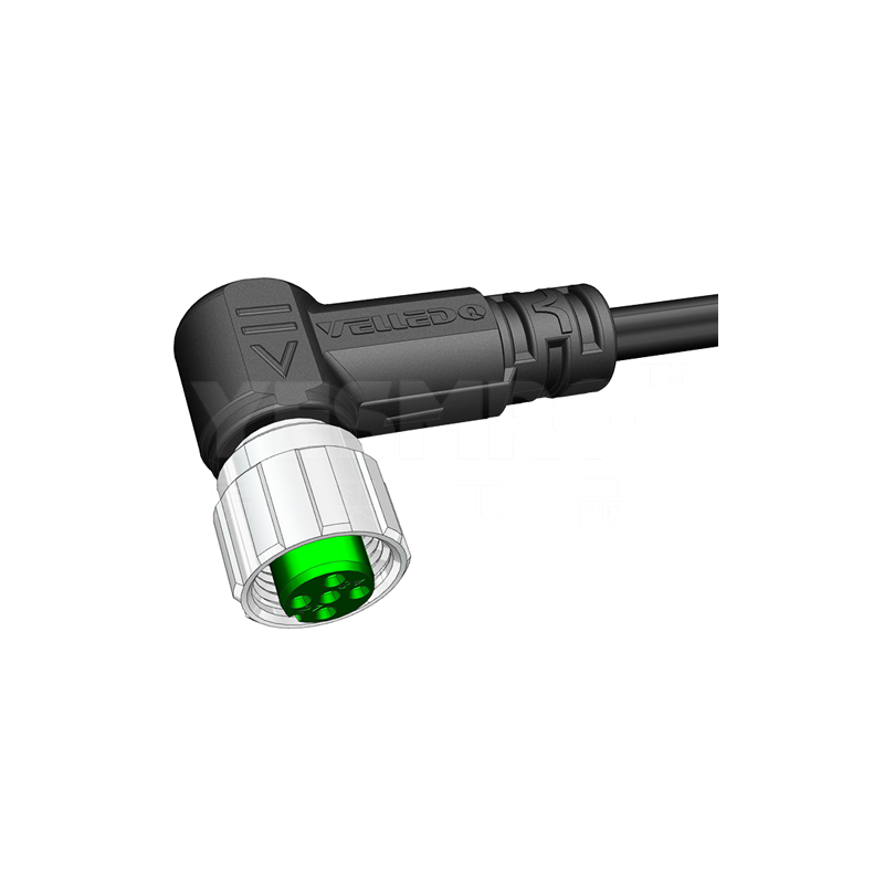 为乐电气 传感器连接器线束 M12P-F04S-5.0PVC/BK 弯头带线 12 4 4 250 插孔 EJ5621【价格 图片 批发 报价 ...