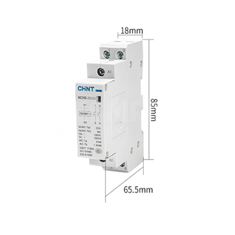 正泰 CHINT NCH8-25/11 220/230V 2P 25A模块化交流接触器 CV7709【价格 图片 型号 参数 产品手册】_易买工品官网