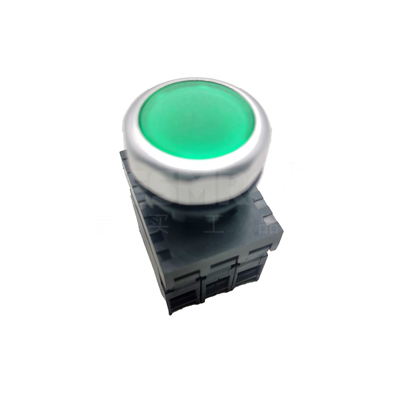 正泰 CHINT NP8系列带灯平钮 NP8-10BND 绿 AC/DC 24V 带灯平钮 1常开 绿 AC/DC 24V LED灯 Φ22 710342800000079 HX6842【价格 ...