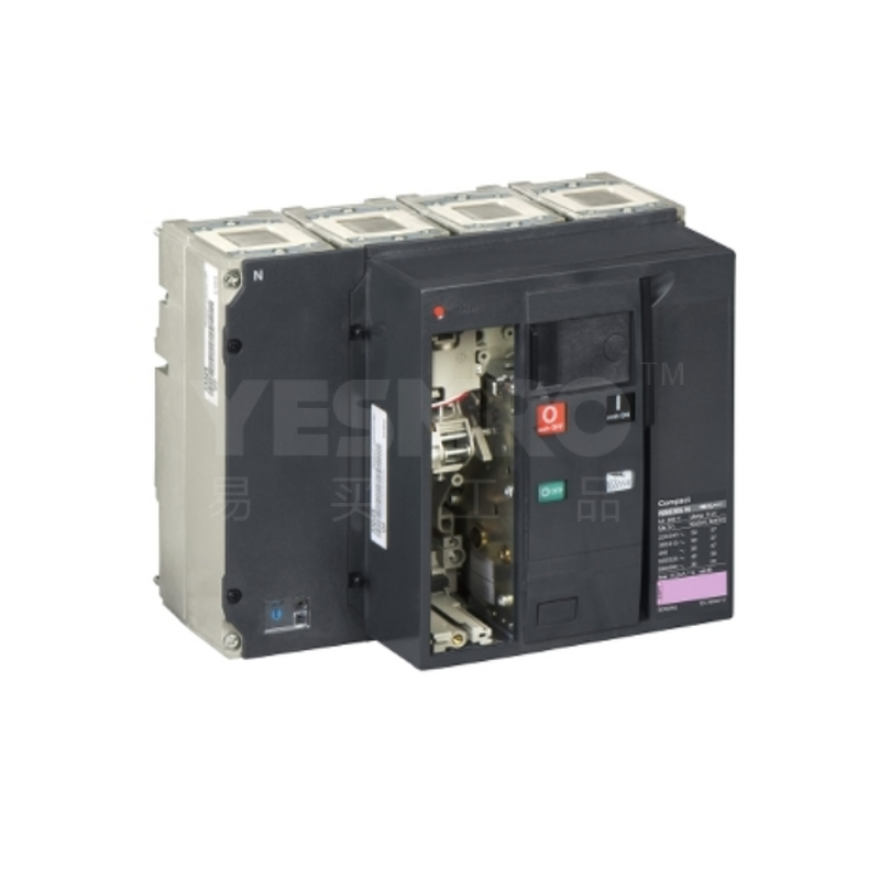 施耐德 Schneider NS630b-1600A系列固定式手动操作隔离开关(完整设备) NS1600 NA 4P 前置接线+延伸旋转手柄 ...