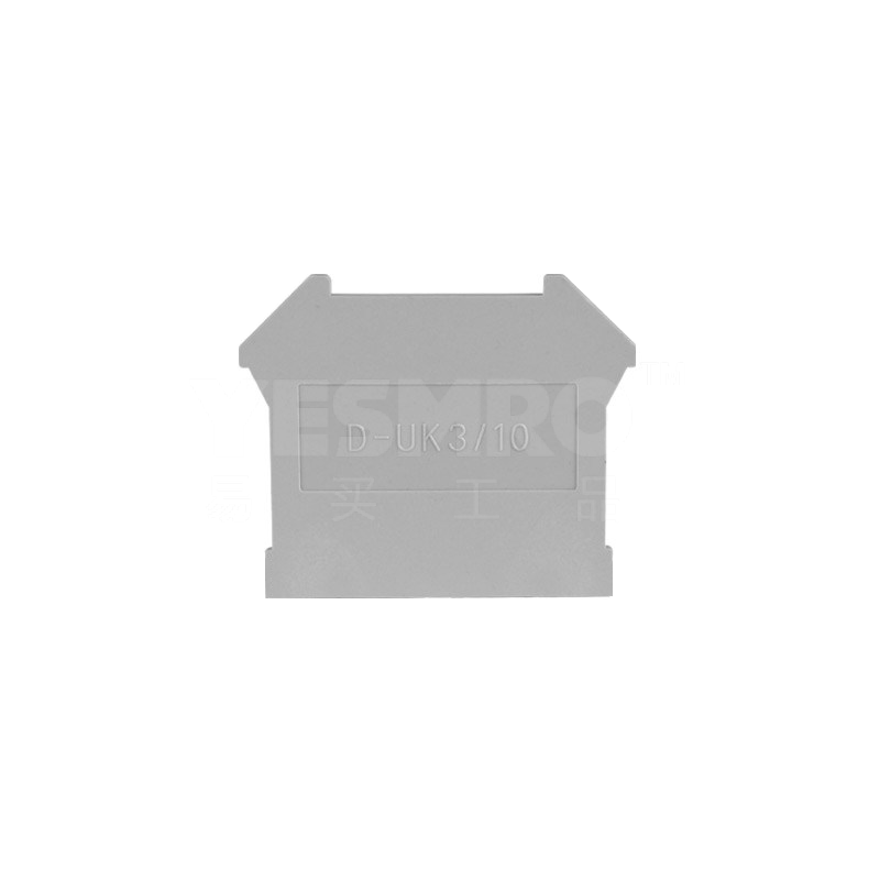 火也 UK系列螺钉式接线端子端板/隔板 D-UK4/10 端板/挡板 灰 UK3，UK5，UK6，UK10，UK16，UK25 D-UK3/10 DA9532【价格 图片 批发 报价】_易买工品官网