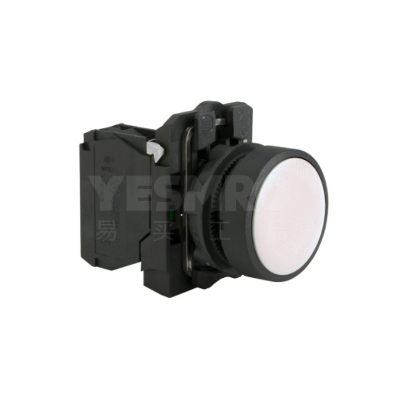 施耐德 Schneider XB5A-C系列平头弹簧复位按钮 完整型号 XB5AA11C=ZB5AA1C+ZB5AZ101C Φ22 平头复位 ...