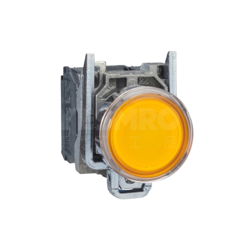 施耐德 Schneider XB4系列带灯平头复位按钮(配 Universal LED) 完整型号 XB4BW35B5=ZB4BW0B15 ...