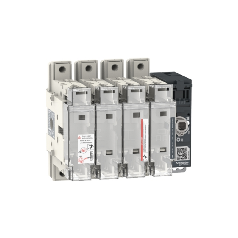 施耐德 Schneider FuPacT GS系列隔离开关熔断器组 Fupact GS 125 4P 隔离开关熔断器组 正面或右侧控制 125 ...