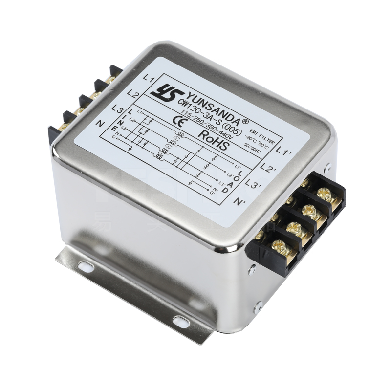 源胜达 YUNSANDA CW12C-30A-S （三相四线制） 30A 交流 滤波器 L01216【价格 图片 型号 参数 产品手册】易买工品官网