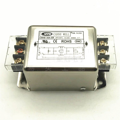 肯尼威 CANNY WELL CW4E-10A-SR 单级端子台接线 导轨式 单相220V交流滤波器 GL7833【价格 图片 型号 参数 产品手册】易买工品官网
