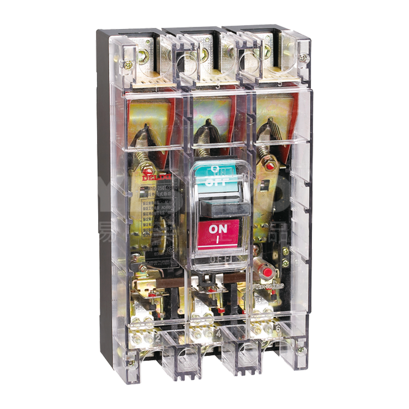 德力西 DELIXI CDM10T系列透明塑壳断路器 CDM10-100T/3300 40A 透明 透明型 100A 40A 10kA 3P ...