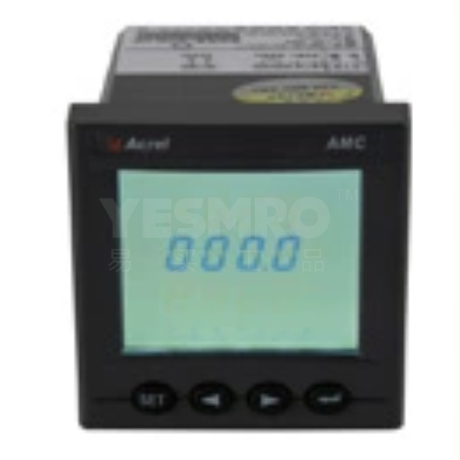 安科瑞 AMC系列数显电流/电压表 AMC72-AI3/C(II) 72 67*67 电流、电压测量； LED数码管显示 一路RS485通讯 ...