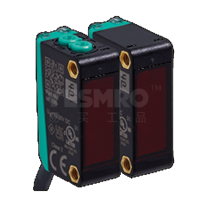 倍加福 P+F 对射型光电传感器 M100/MV100-RT/76A/103/115B 对射型 0-10mm 红外光 PNP 300 mm 固定电缆 ，4 针 M12 连接器 0.3m ...