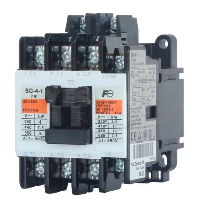 富士电机 Fuji Electric 电磁交流接触器 SC-4-1 1A AC110V 1常开 22 AC110V - - - FM9569【价格 图片 批发 报价】_易买工品官网