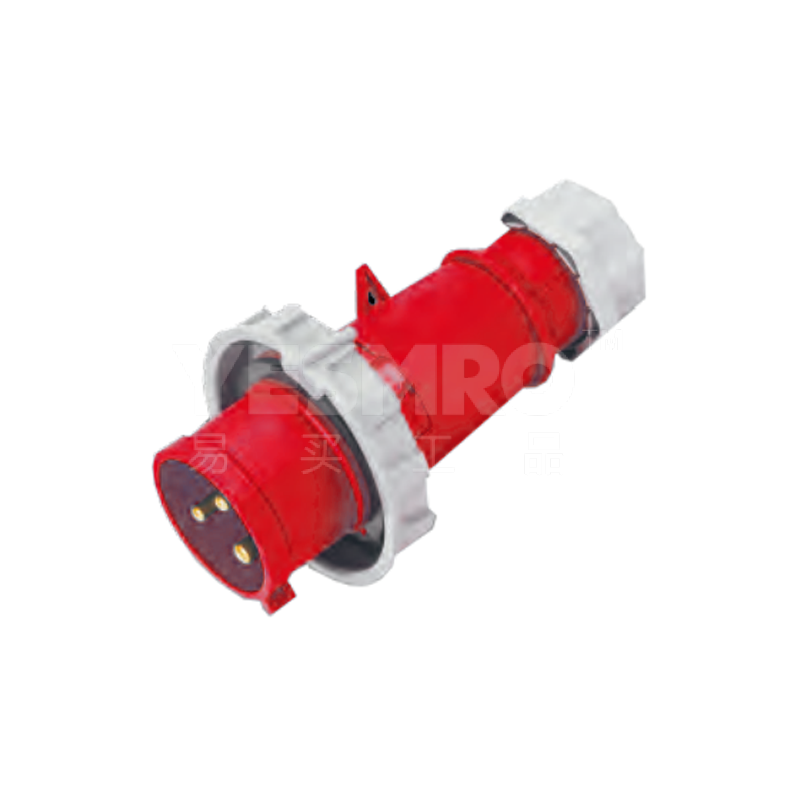 正泰 CHINT NTC1系列工业插头 NTC1-432P6h/415VW 插头 3P＋E 32A 移动式插头 6h AC415V IP67 ...