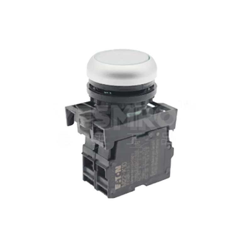 伊顿 EATON M22 按钮和指示灯 M22-DL-W/K10 - 平齐按钮 前环镀钛 22mm 1NO WV0655【价格 图片 批发 报价】_易买工品官网
