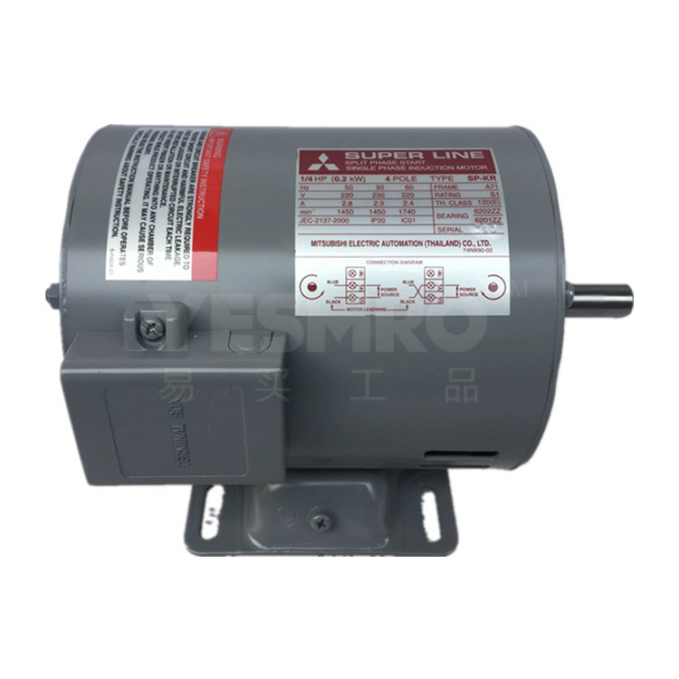 三菱 MITSUBISHI 三相异步卧式马达 SF-QR 0.4KW/220V.380V/4P - 鋼鐵 臥式 0.4KW 220/380V 4P JL0629【价格 图片 批发 报价】_易买工品官网