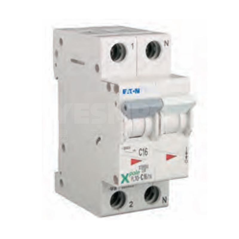 伊顿 EATON PL10系列小型断路器 PL10-C6/1N 1P+N双模 6A C 10kA 230/400VAC 294470 ...