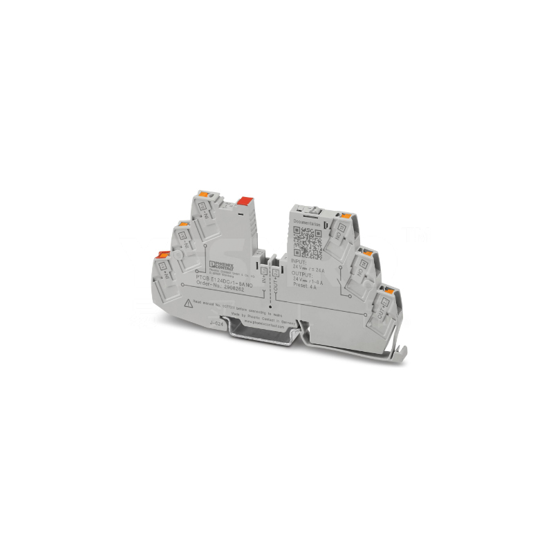 菲尼克斯 PHONEIX CONTACT 电子式断路器 PTCB E1 24DC/1-8A NO 单通道电子式断路器 用于在过载和短路的情况下 ...