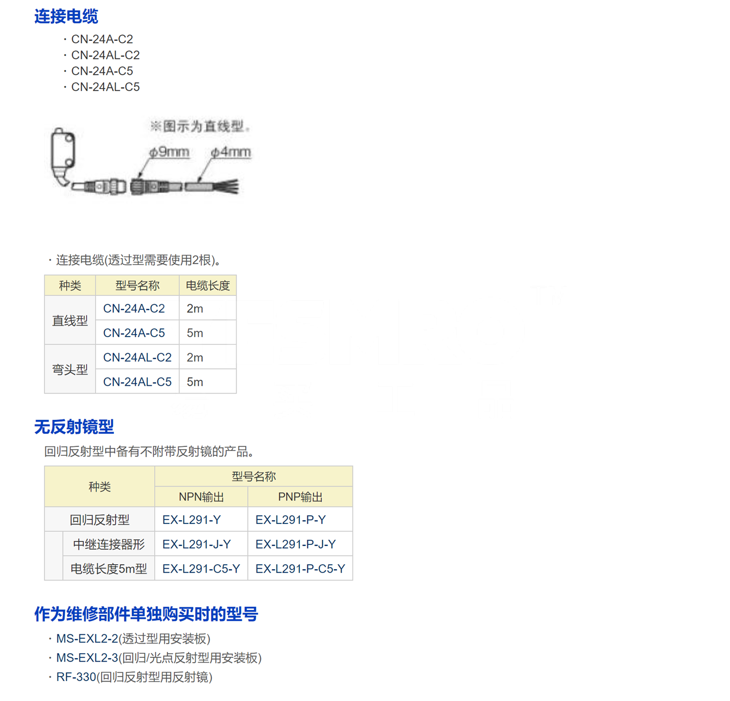 松下 Panasonic EX-L221【价格 报价 型号 代理 经销商】_易买工品官网