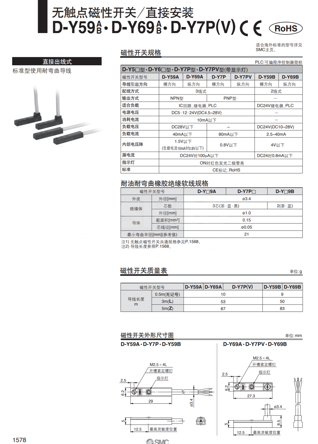 SMC D-M9B【价格 报价 型号 代理 经销商】_易买工品官网