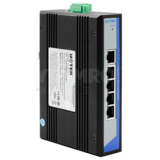 宇泰 UTEK UT 工业级百兆交换机 UT-60-D5T（导轨式） 5 导轨式安装/壁挂式安装 150*37*100 LA2597【价格 ...