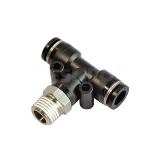 亚德客 AirTAC PEB-S T型正螺纹三通 PEB802D-S PEB【T型正螺纹三通】 8【Φ8mm】 02【PT1/4】 D【黑色】 空白【PT牙】 S【不锈钢304】 VL5486 ...