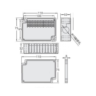 胜蓝 SiRON H431系列 端子接线盒 H431-6 6 91*75*43 CL0935【价格 图片 批发 报价】_易买工品官网