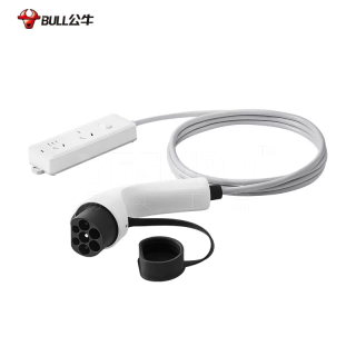 公牛 BULL 新能源电动汽车放电枪 DF1-L16A-606D(S)放电枪插座[定做/9884]3*1.5*5m 电动汽车V2L连接器 16 AC220/50HZ RVV3×1.5mm² ...