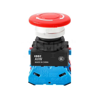 和泉 IDEC AVW系列蘑菇头按钮(按压锁定旋转复位型) AVW402-R Ф22 蘑菇头 不带灯 自复式 2NC 红 Y12189【价格 ...