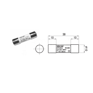 凯昆 KACON KFS系列 熔芯 KFS-B06 Φ10×38mm 6 F96021【价格 图片 批发 报价】_易买工品官网