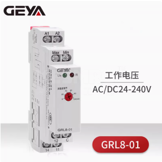 GEYA GRL8系列液位继电器 GRL8-01 AC/DC24-240V 2极液位控制 KN0408【价格 图片 批发 报价】_易买工品官网