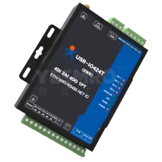 有人 （有人 工业控制） USR-IO424T-EWR 【产品类型】4路网络IO控制器【工作电压】DC12-36V；【尺寸】142.7*114*28mm EM9742【价格 图片 批发 报价 ...