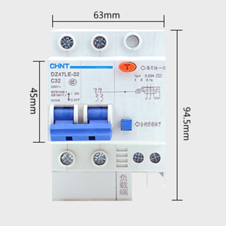 正泰 CHNT DZ47LE-32 2P C32 30mA【价格 报价 型号 代理 经销商】_易买工品官网