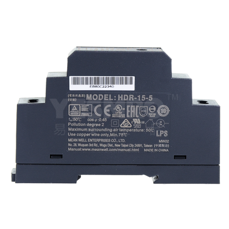 台湾 明纬 HDR-15-5【价格 报价 型号 代理 经销商】_易买工品官网